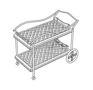 Custom-Made Serving Cart Covers | Waterproof