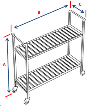 Custom-Made Serving Cart Covers | Waterproof
