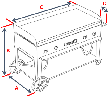 Griddle Covers | Custom Made | Buy Online | Quick Ship Nationwide