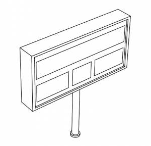 Outdoor Scoreboard Covers – Style 1 – Custom Made By ALCO