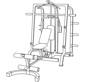 Multi-Gym Equipment Covers | Custom Made With Water-Resistant Vinyl