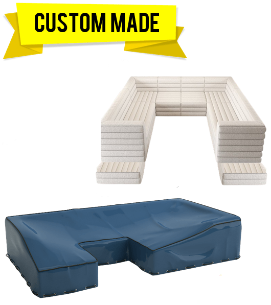 Covers For U Shaped Sectional Sofas With Side Tables | Waterproof ...